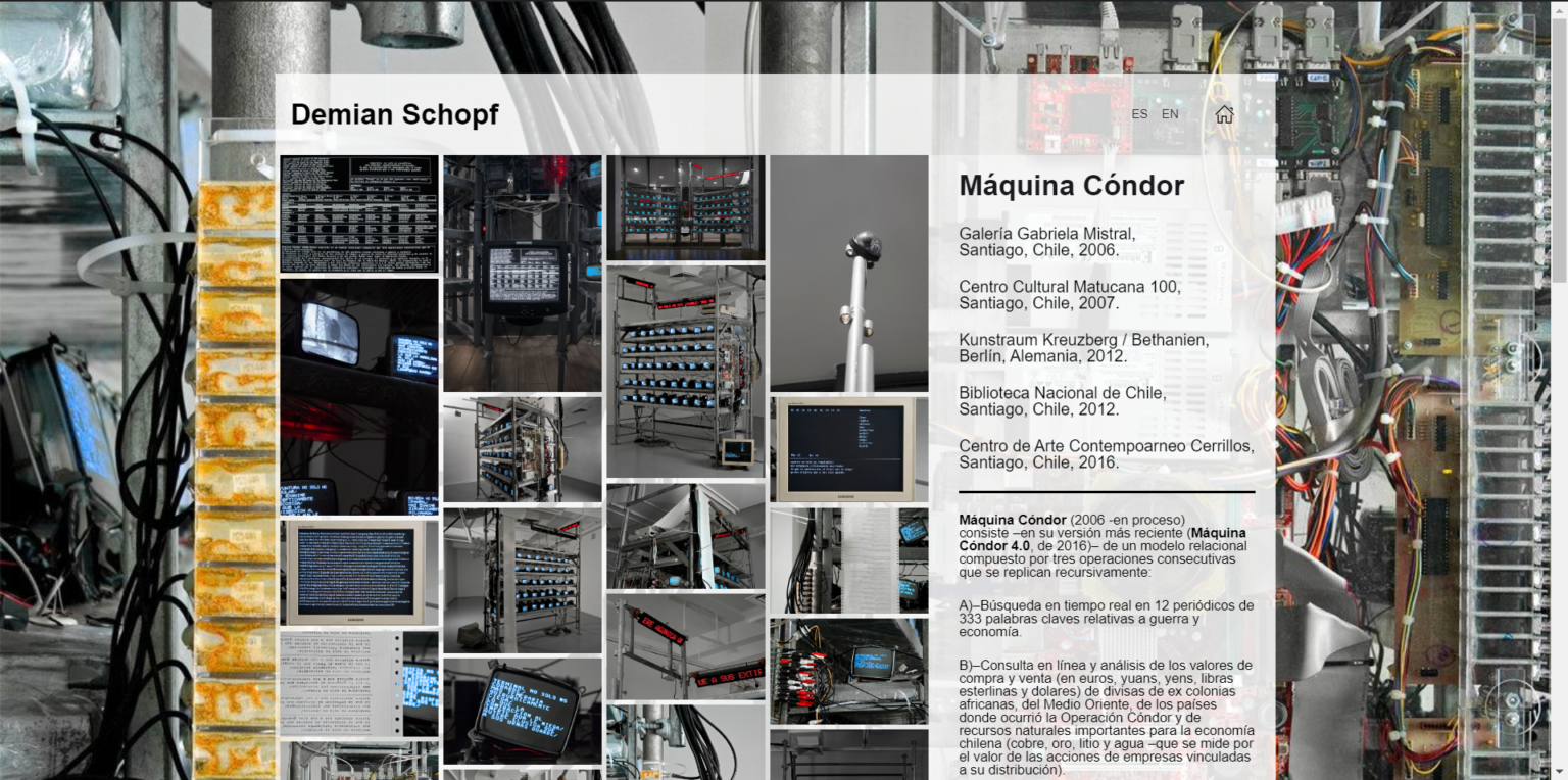 Máquina Cóndor – Archivo Cartografía Digital